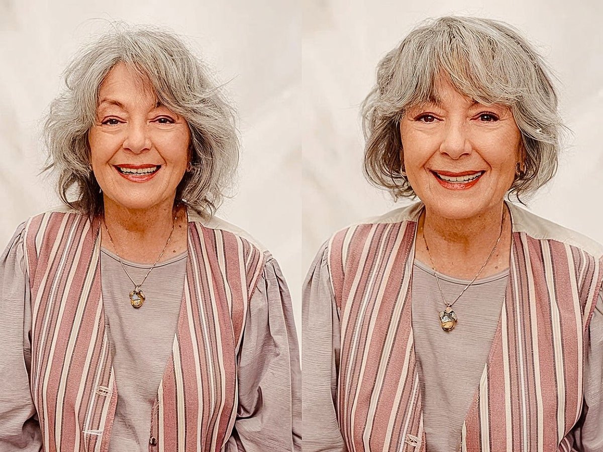 26 Trendiest Jaw-Length Haircuts Women Over 60 Are Getting This Season